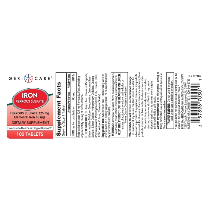 GERI-CARE 703-01-GCP MLOTC09501 | United Medical Supply