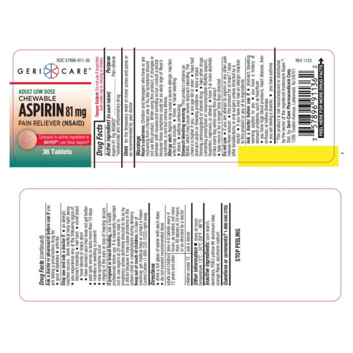 GERI-CARE 911-36-GCP OTC70960 | United Medical Supply